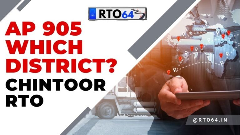 AP 905 Which District: Chintoor RTO Office Vehicle Registration Details ...
