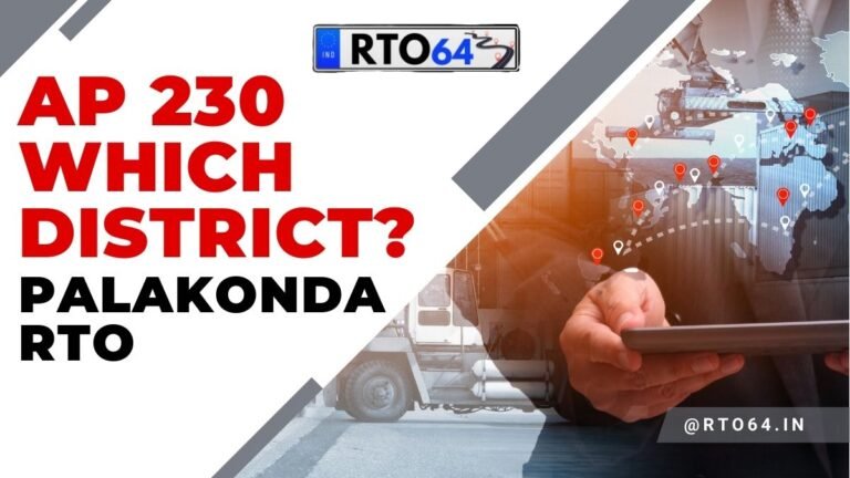 AP 230 Which District: Palakonda RTO Office Vehicle Registration ...