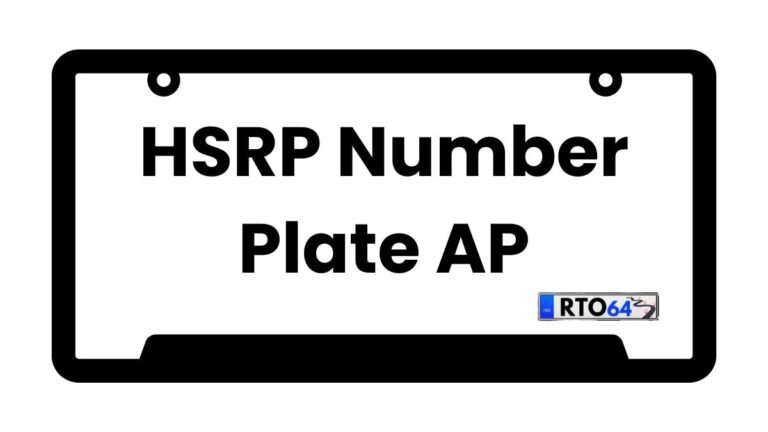 HSRP Number Plate Andhra Pradesh 2025: Apply Online, Last Date - RTO64