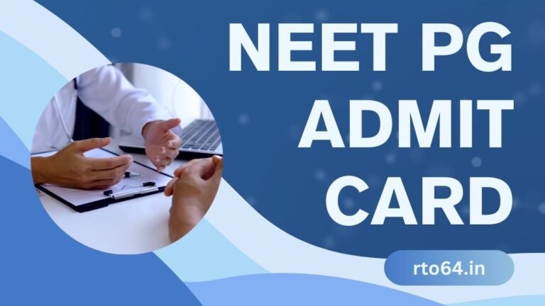 NEET PG Admit Card 2025 Round-1 Registration (Started), Dates ...