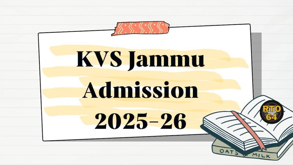 Jammu KV School Admission List 2025-26: 16 Balvatika Schools out of 38 ...