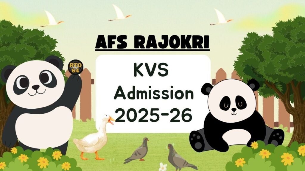 KV AFS Rajokri Admission 2025-26 for Balvatika III - OTT Tamil Dubbed ...