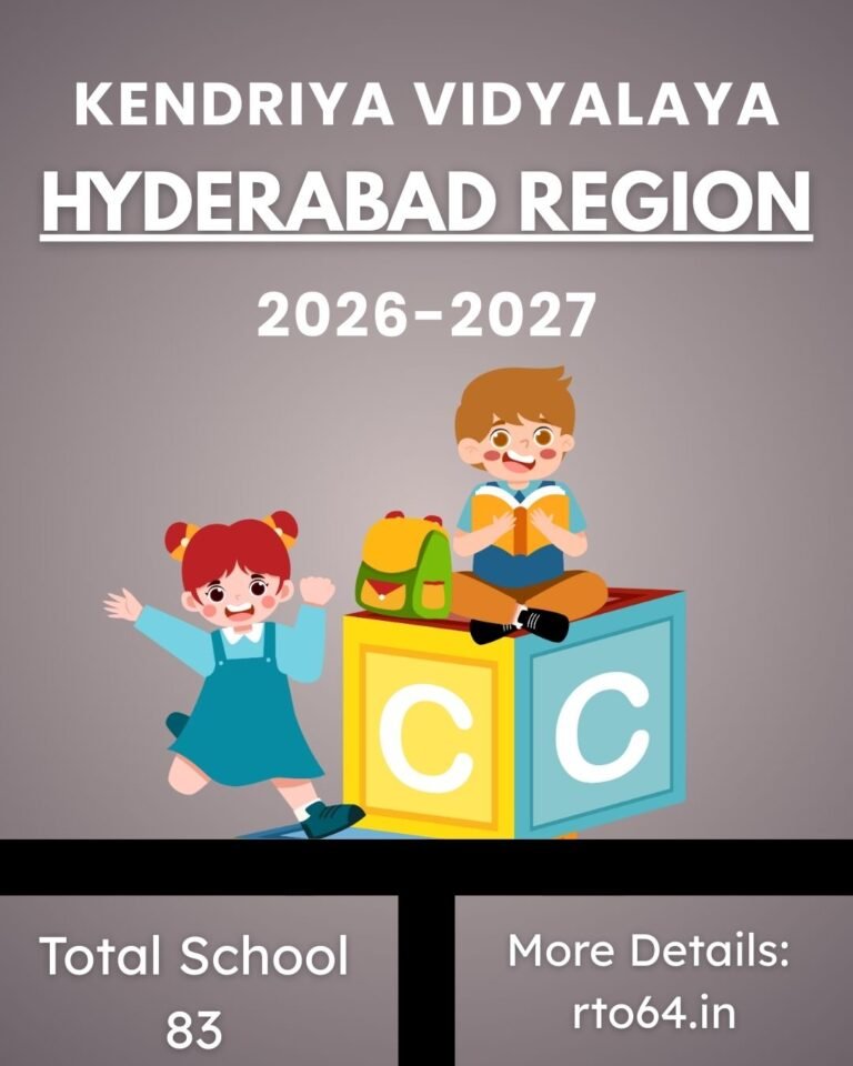 Hyderabad KVS Class 1 Admission 2026-27 | Latest Updates, Seat ...